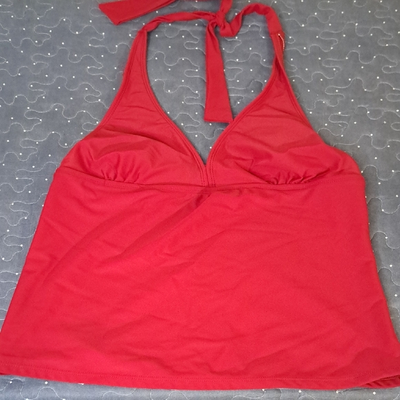 Catalina | Swim | Catalina Red Halter Top Swim Tankini Size Large ...